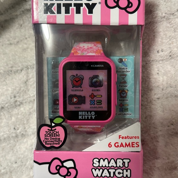 Hello Kitty | Accessories | Hello Kitty Pink And Black Smart Watch ...